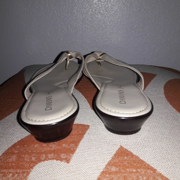 Damiani | Shoes | Damianis Made In Italy Cream Color Sandals | Poshmark